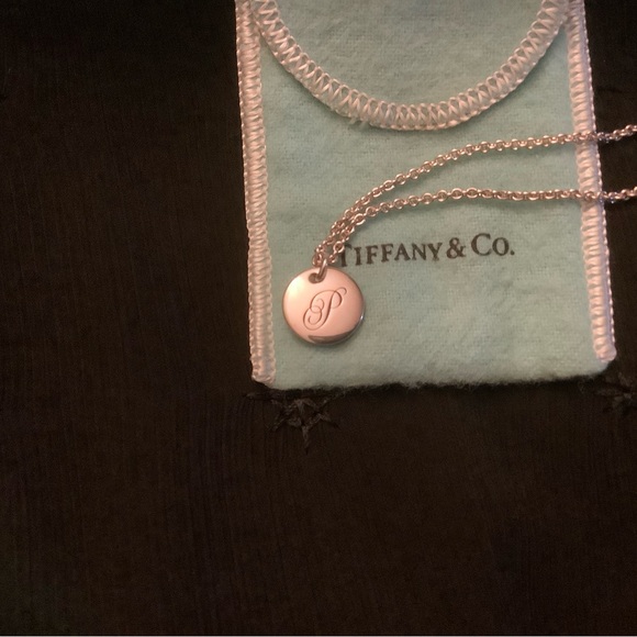 Tiffany & Co. | Jewelry | Tiffany Co Silver Monogram Pendant Necklace ...
